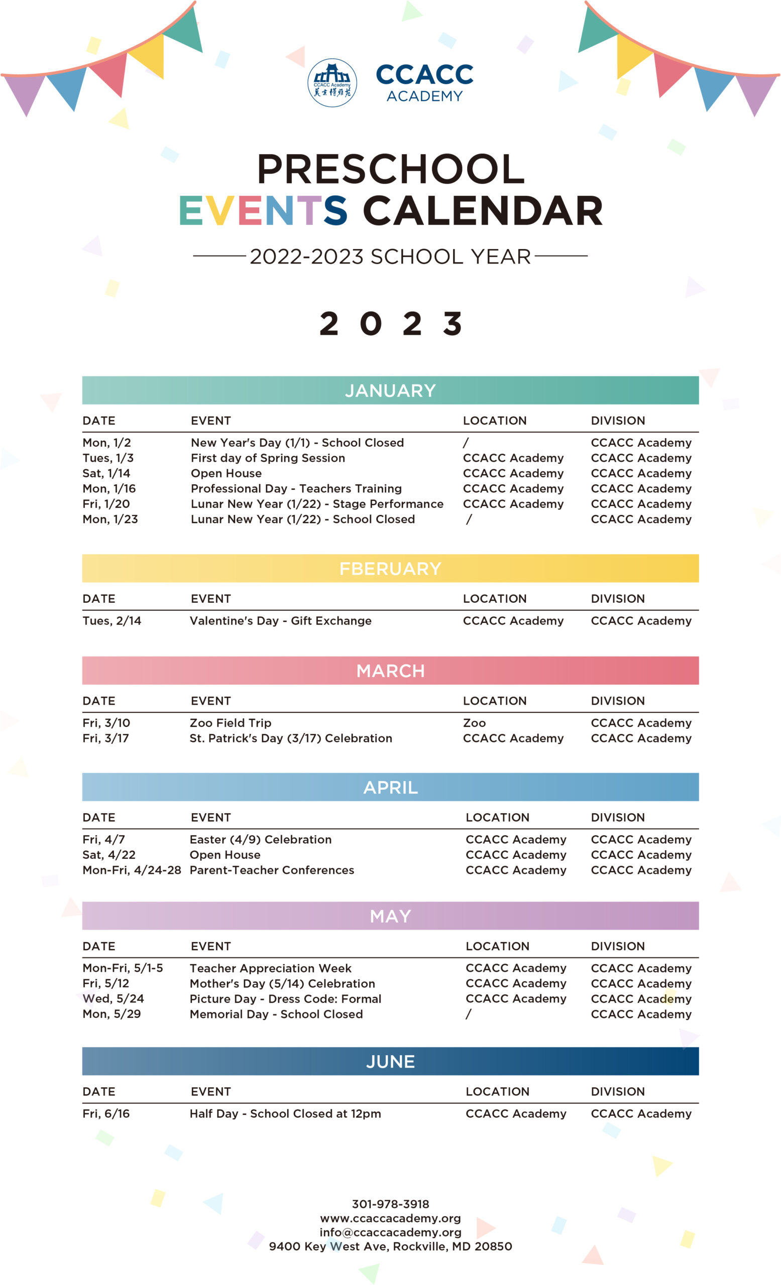 Preschool Program – ccaccacademy.org